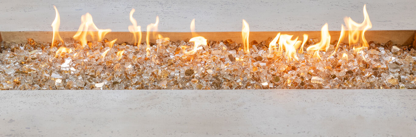 Reflective Fire Glass for Outdoor Fire Pits | Woodland Direct